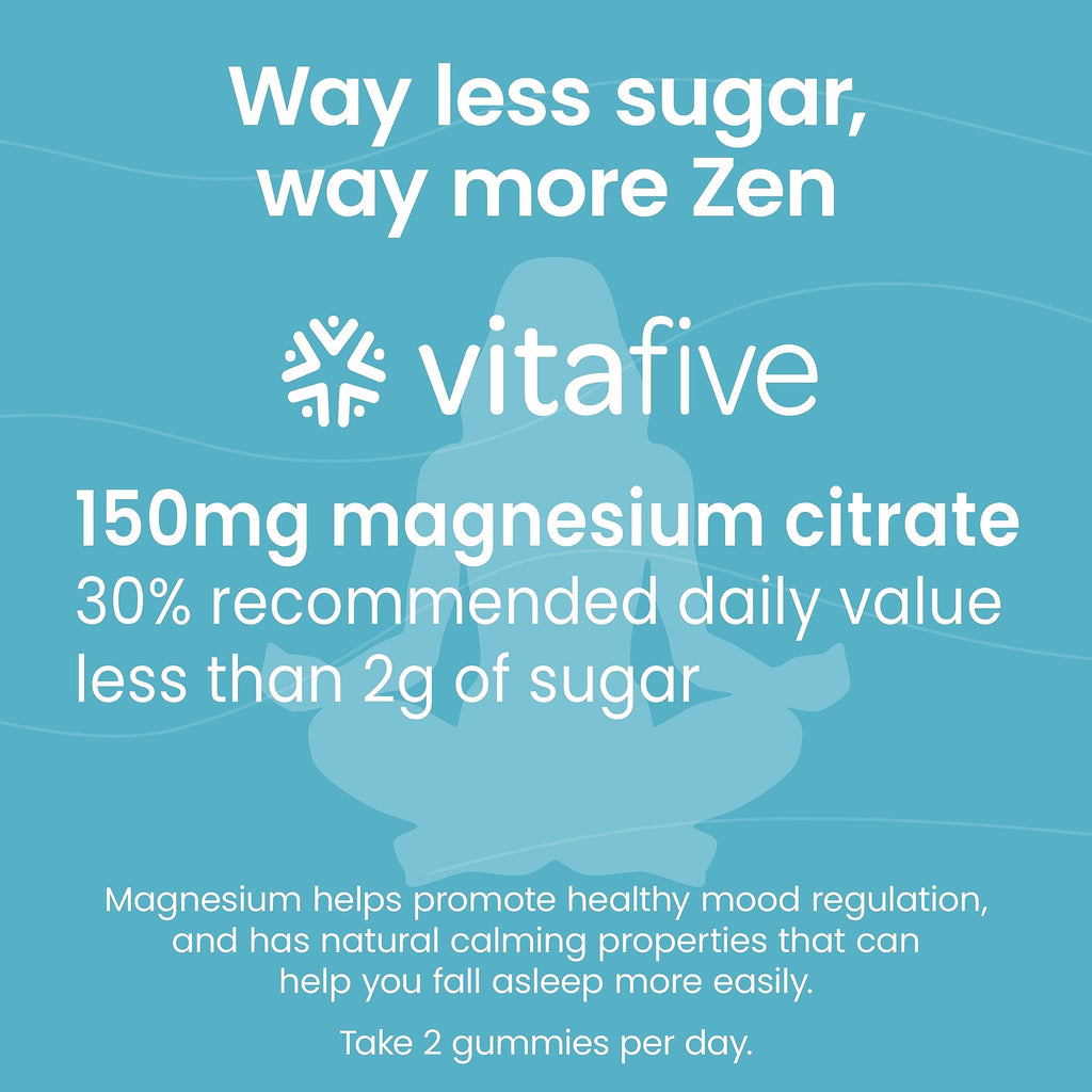 Natural mixed berry magnesium gummies