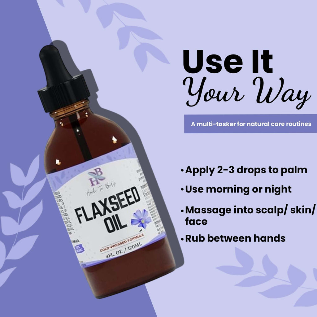natural moisturizer with flaxseed