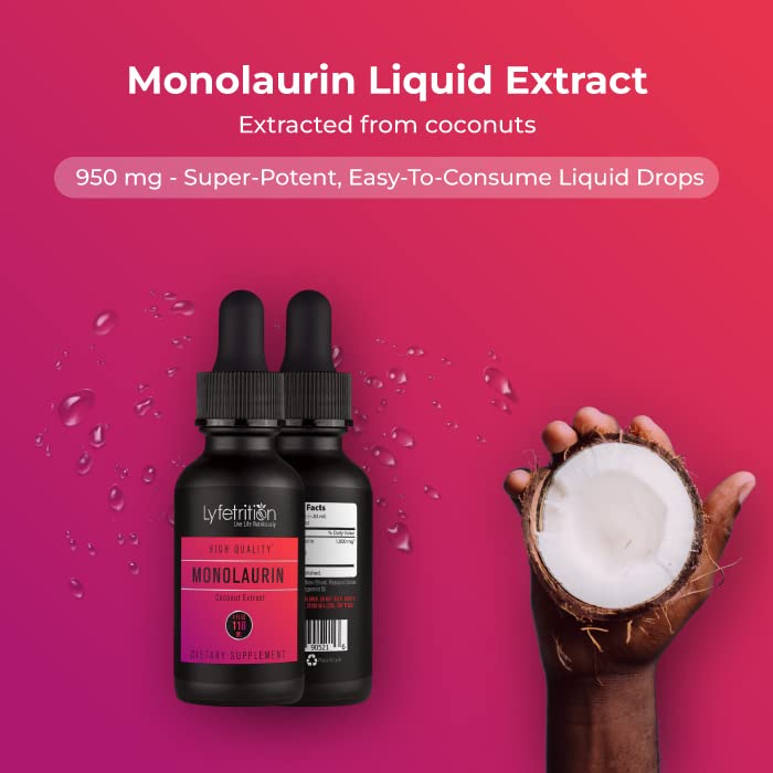 natural Monolaurin liquid for wellness