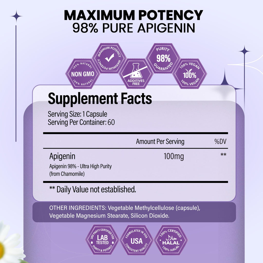 natural mood booster Apigenin capsules