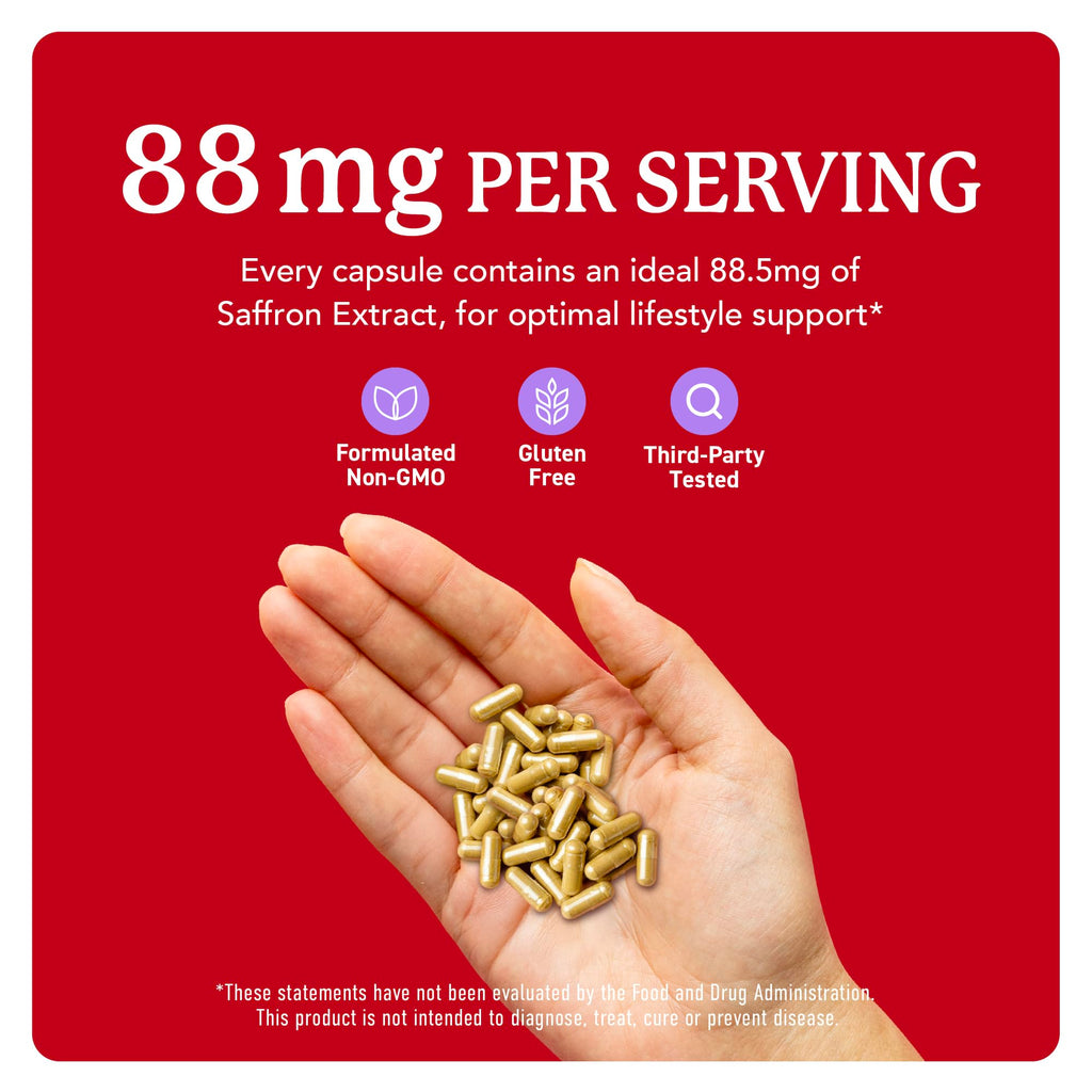 Natural mood booster saffron supplements