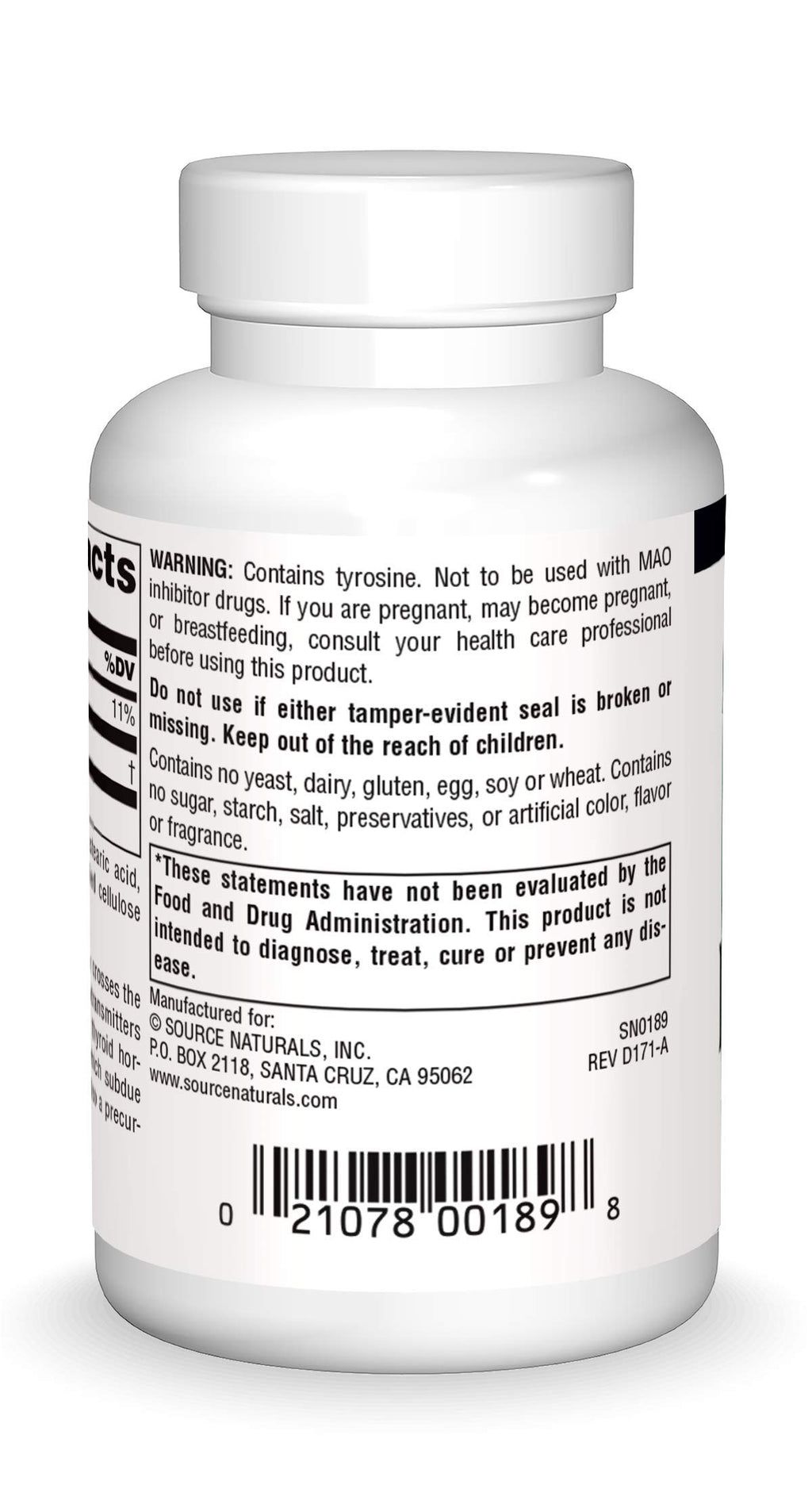 natural mood booster with L-Tyrosine