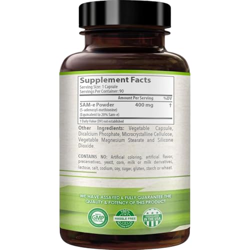 Natural mood booster with SAM-e capsules