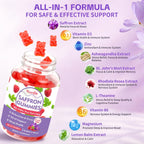 Natural mood-boosting saffron gummies