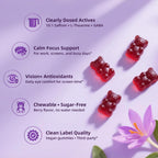 Natural mood-boosting saffron gummies