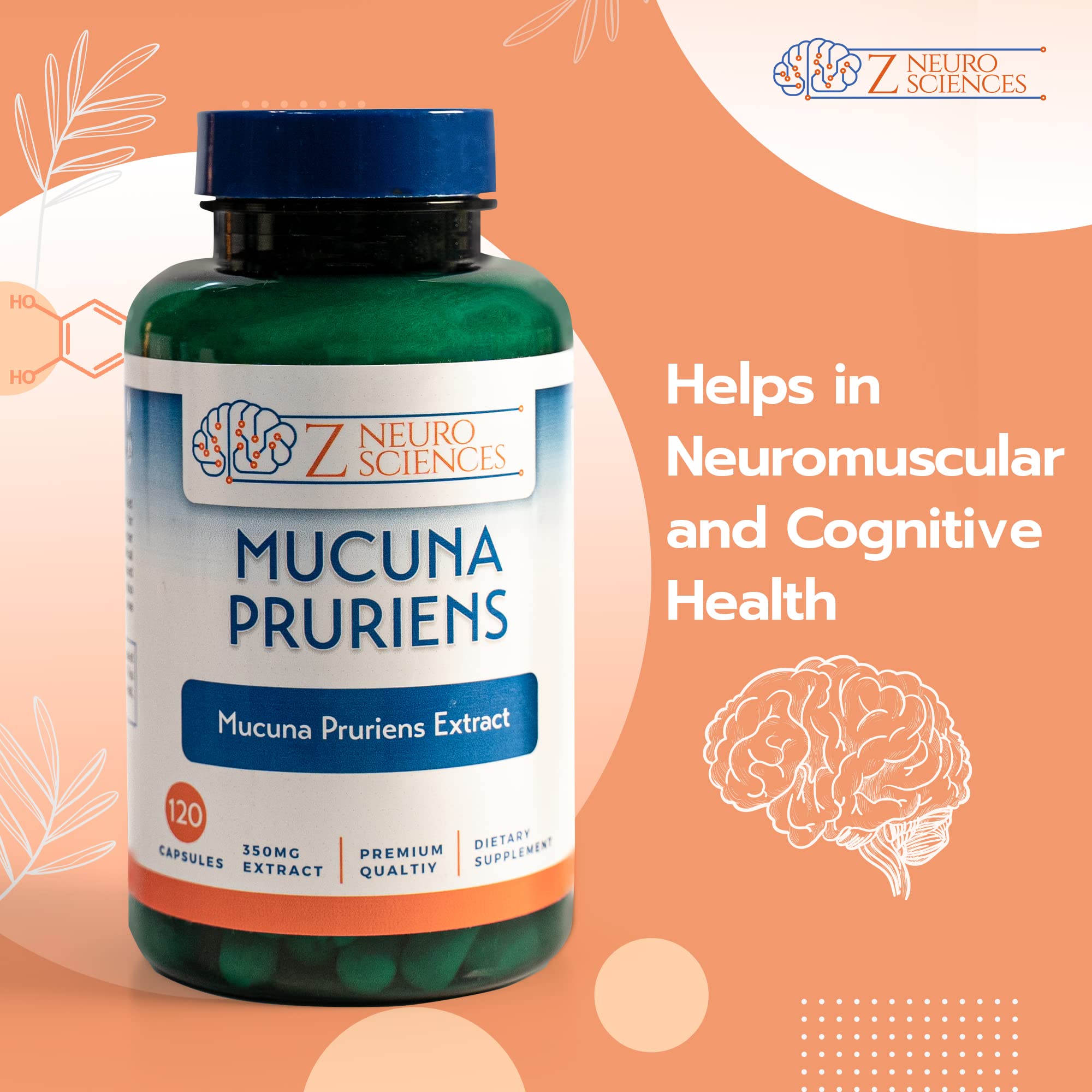 Natural mood enhancer Mucuna Pruriens