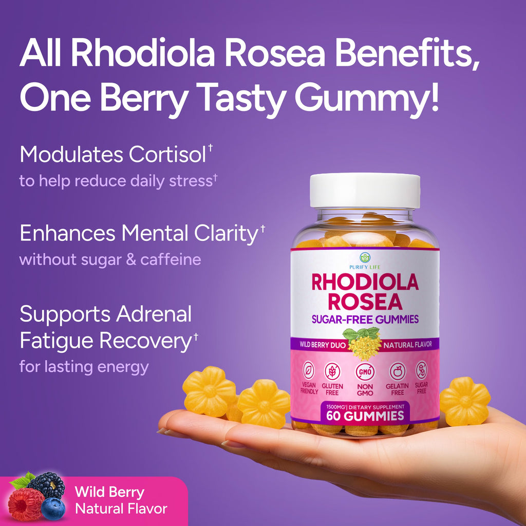 natural mood enhancer rhodiola gummies