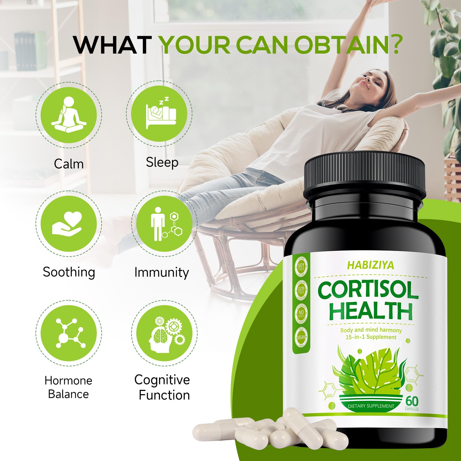 Natural mood enhancer supplement