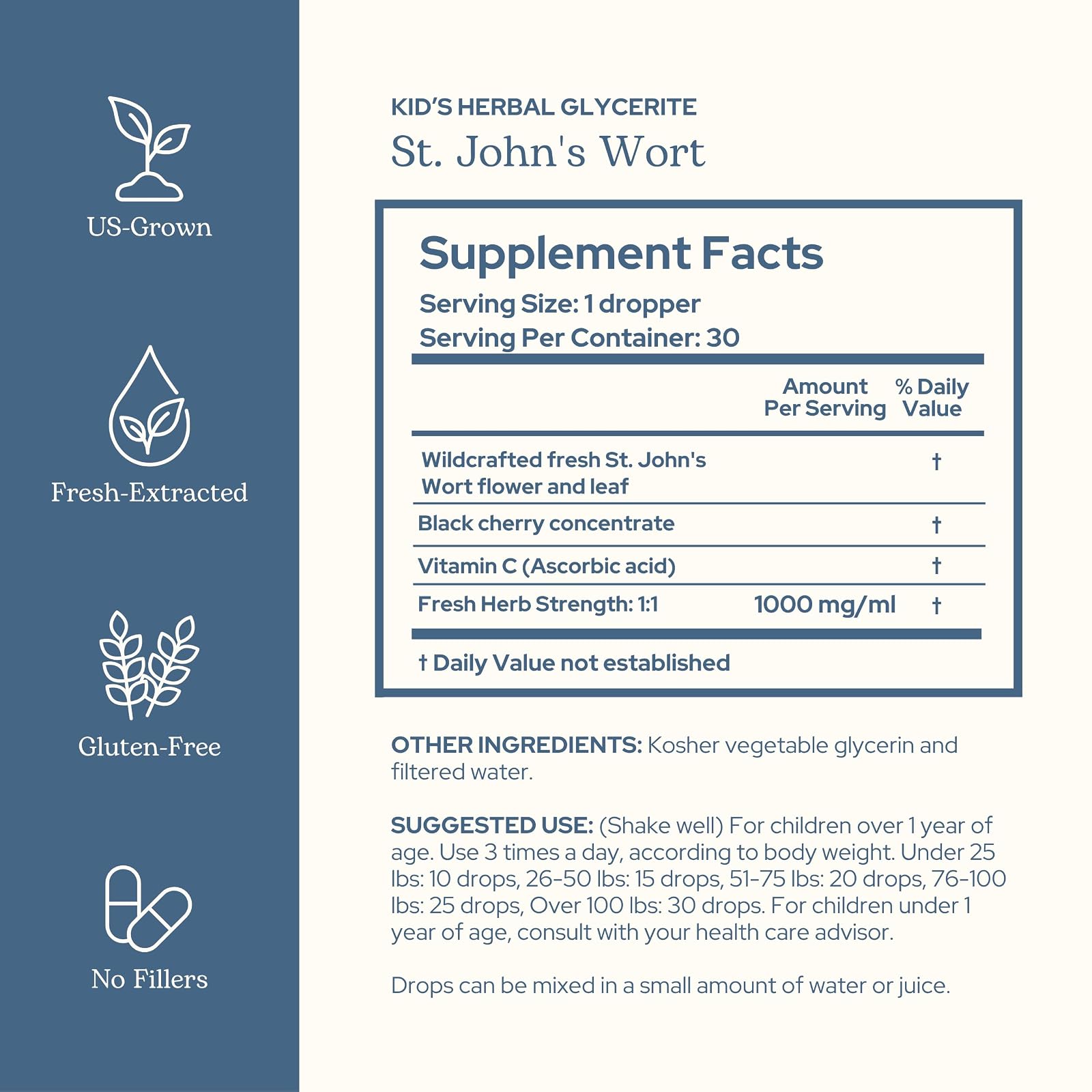 Natural mood support for children