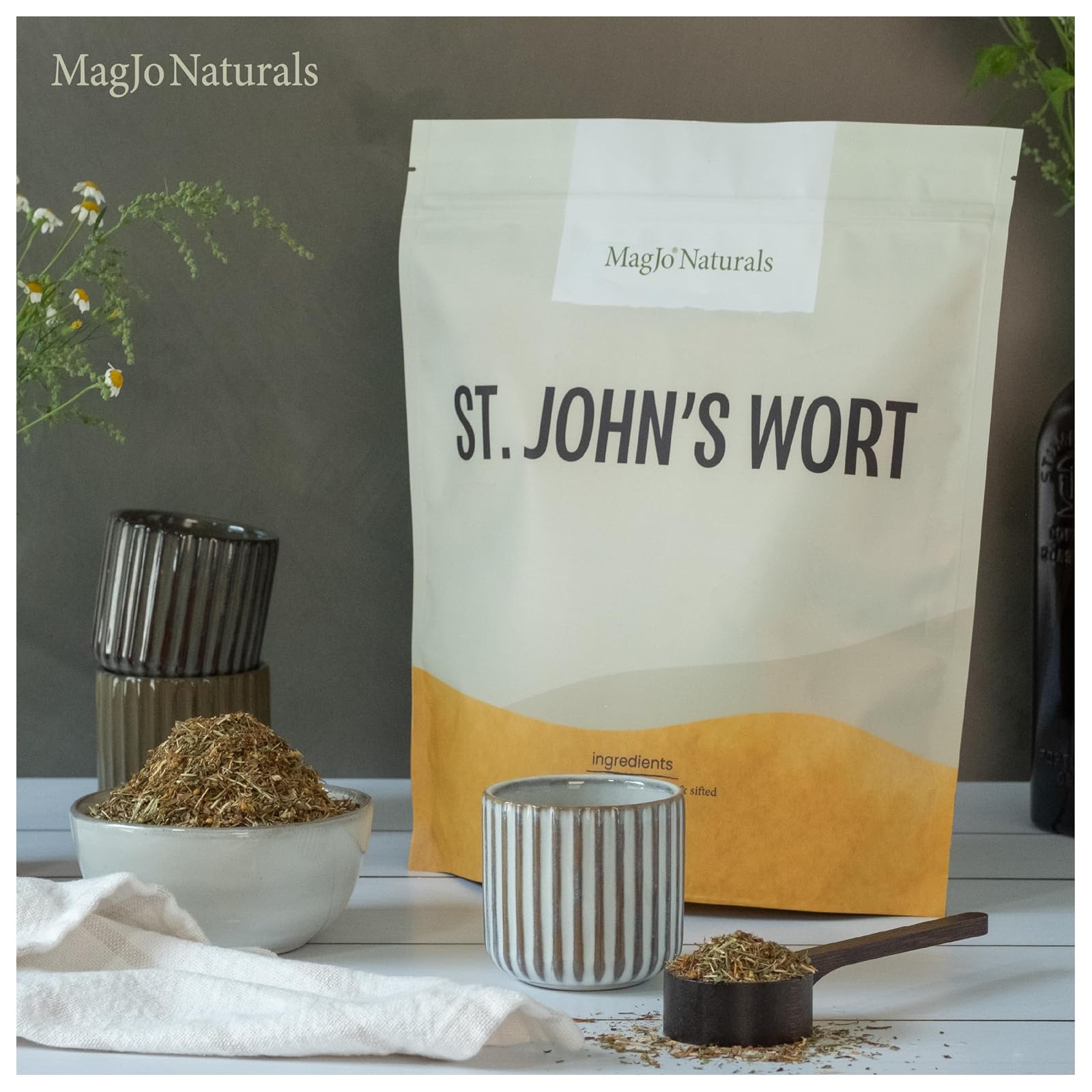 Natural mood support herbal infusion