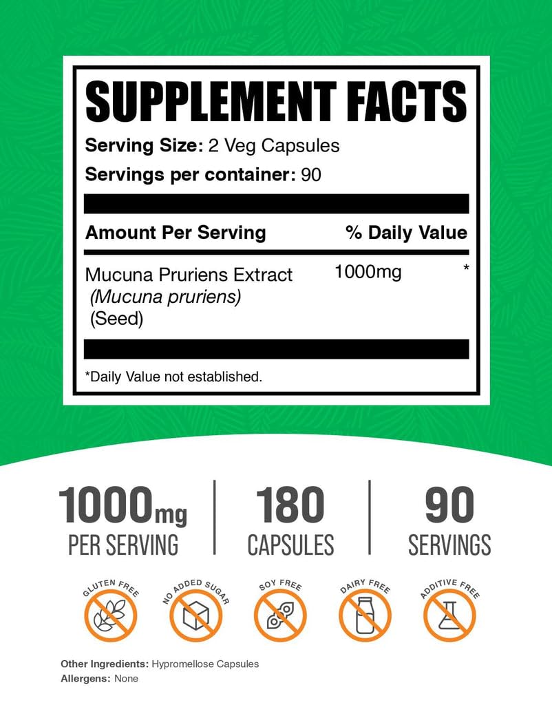 Natural mood support Mucuna Pruriens
