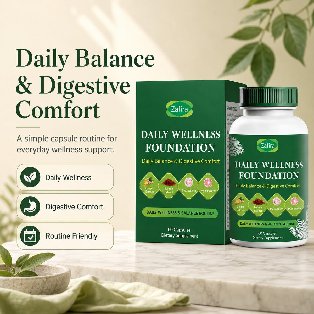 natural mood support saffron capsules