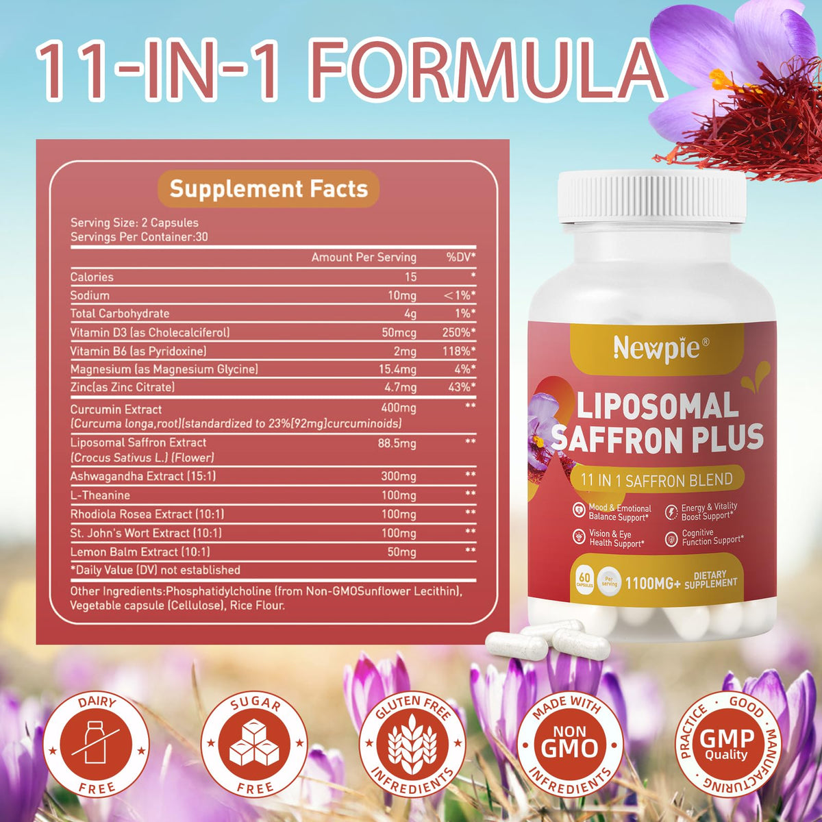 natural mood support saffron supplements