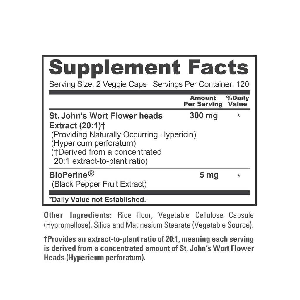 natural mood support St. John's Wort
