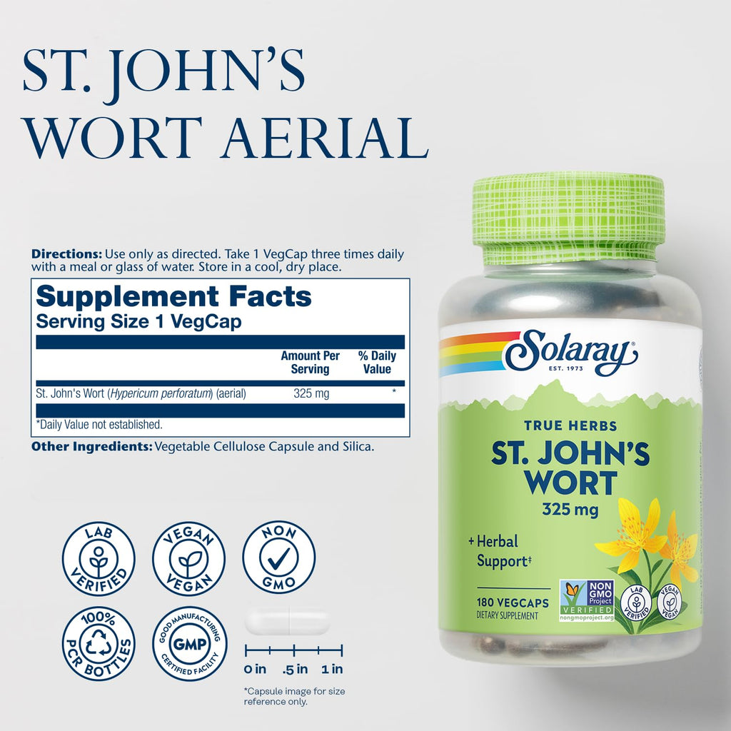 natural mood support St John's Wort