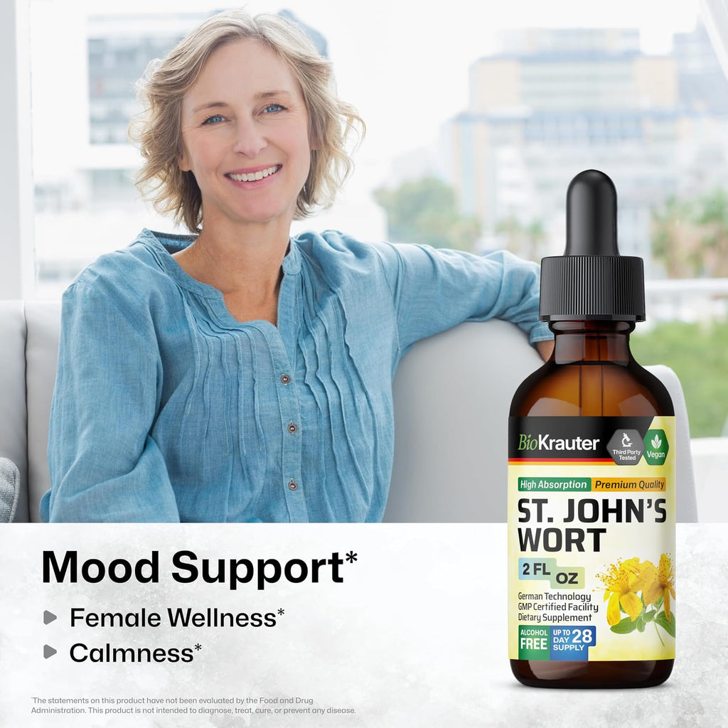 natural mood support St John's Wort