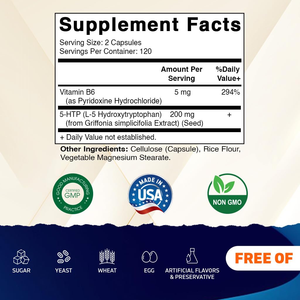 natural mood support with 5-HTP