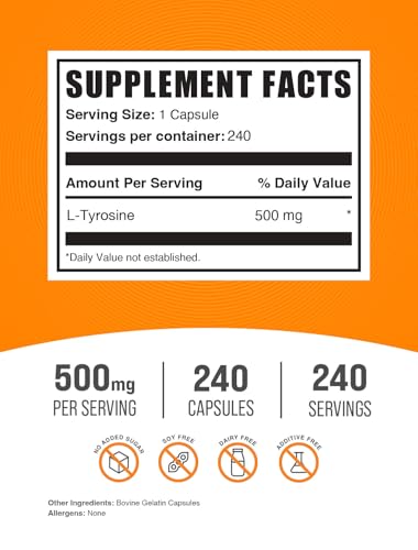 Natural mood support with L-Tyrosine