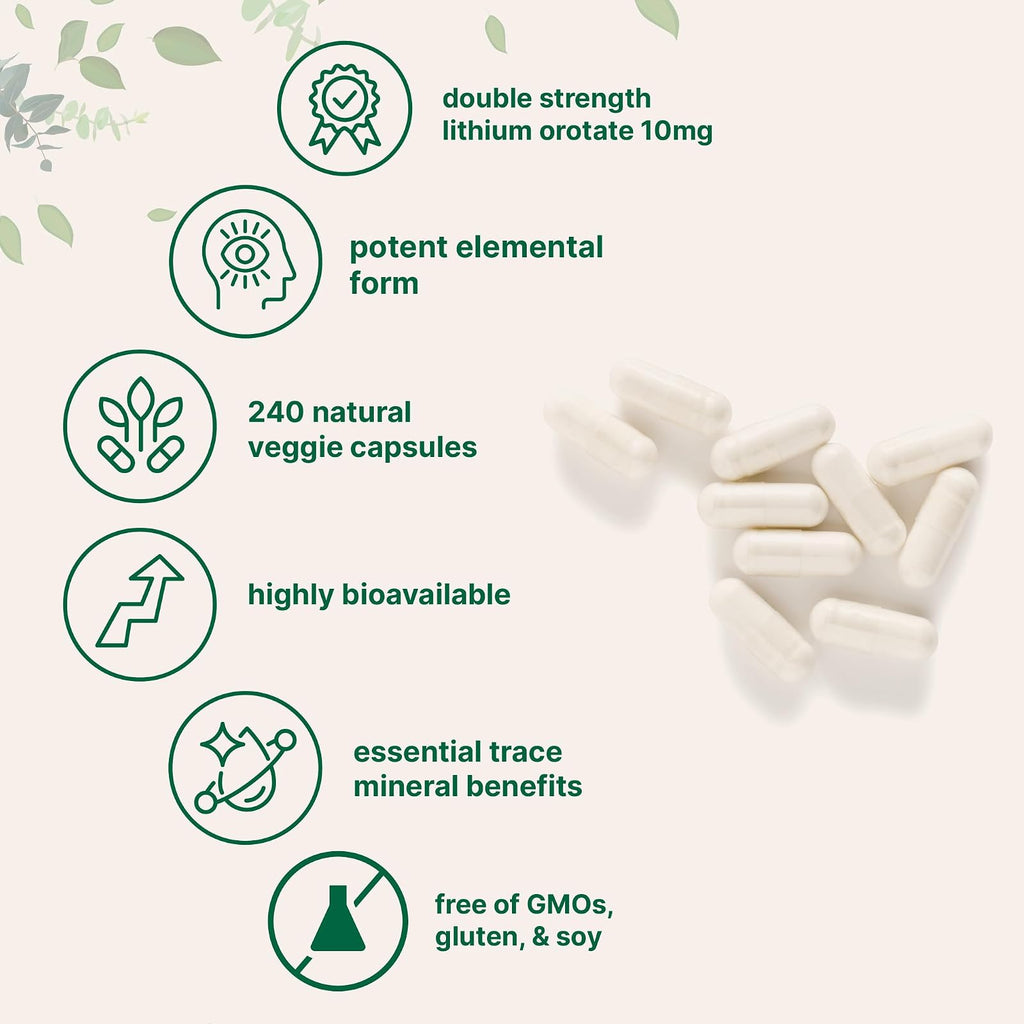 natural mood support with lithium