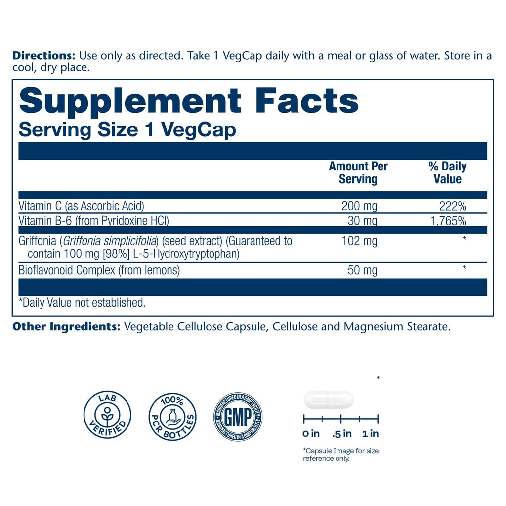natural mood support with Solaray 5-HTP