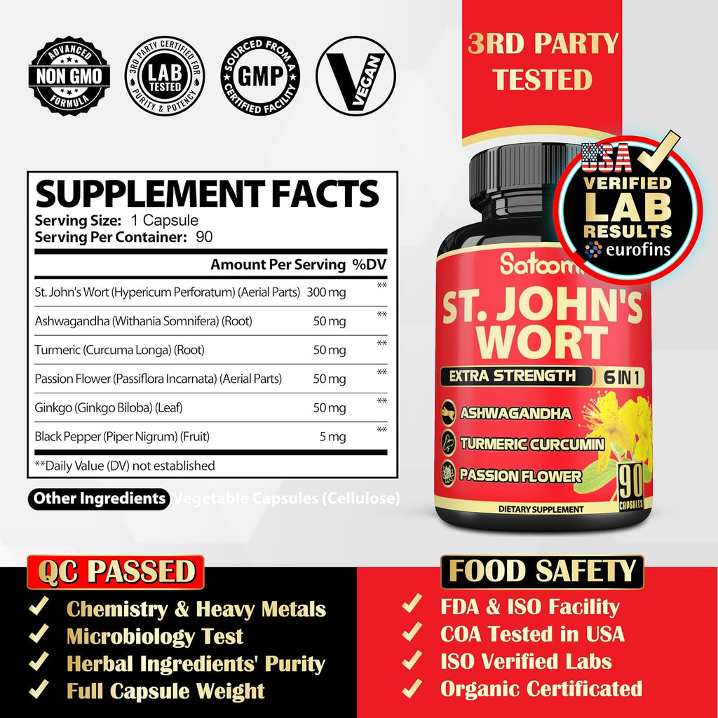 Natural mood support with St. John's Wort