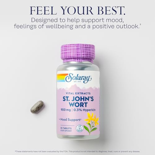 natural mood support with St John's Wort
