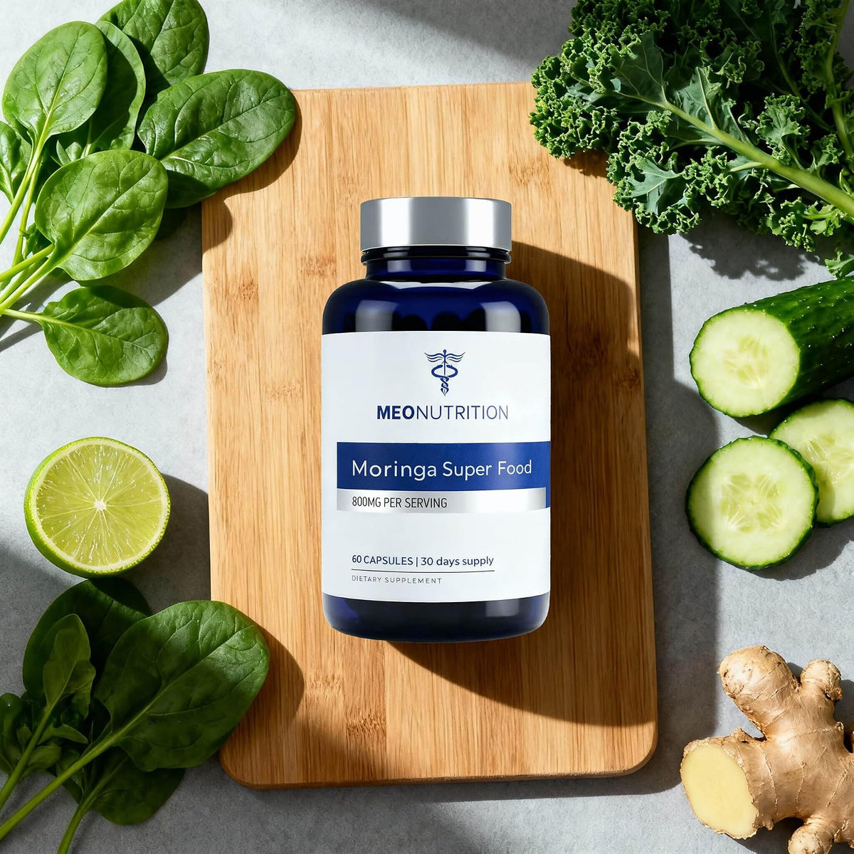 Natural Moringa capsules for vitality