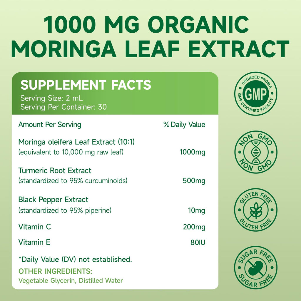 natural moringa drops for wellness