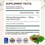 Natural moringa for immune support