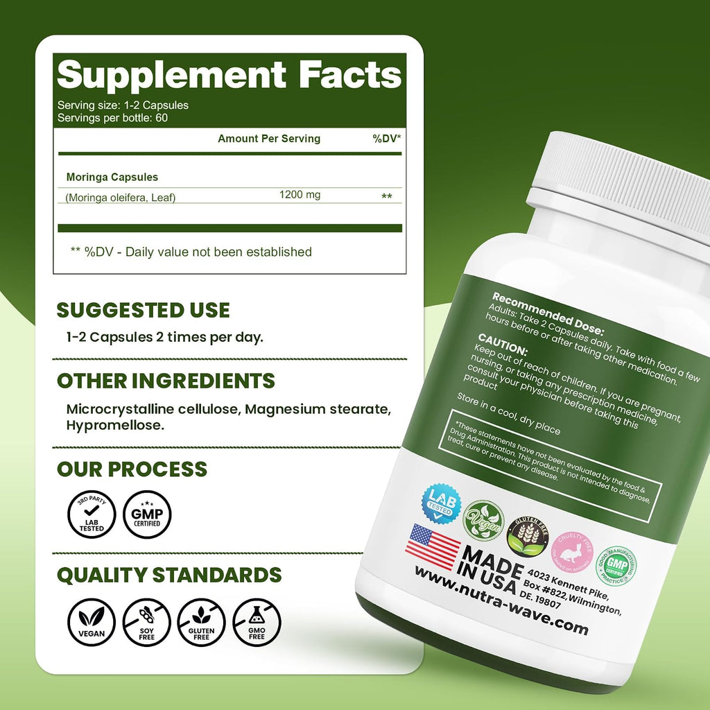 Natural moringa for immune support