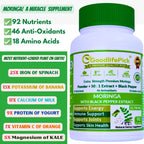 Natural moringa powder for energy