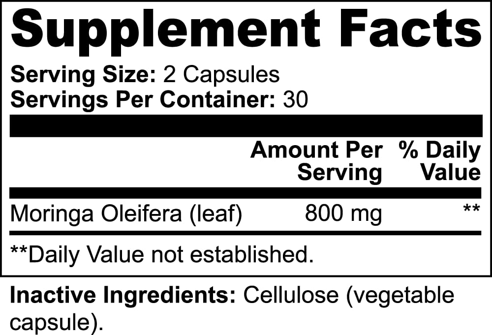 natural moringa powder for energy