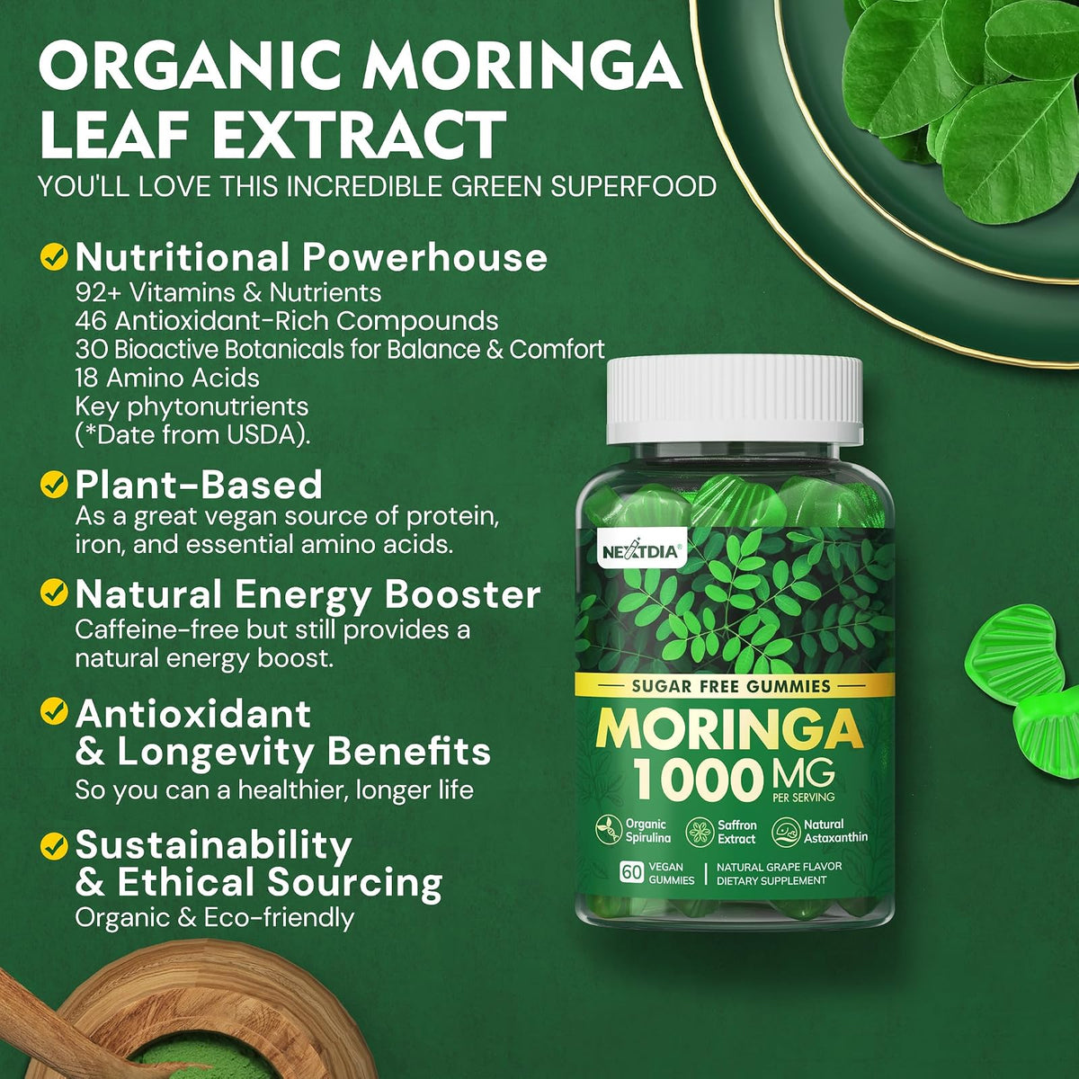 natural moringa supplement for vitality