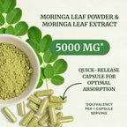Natural moringa supplement for wellness