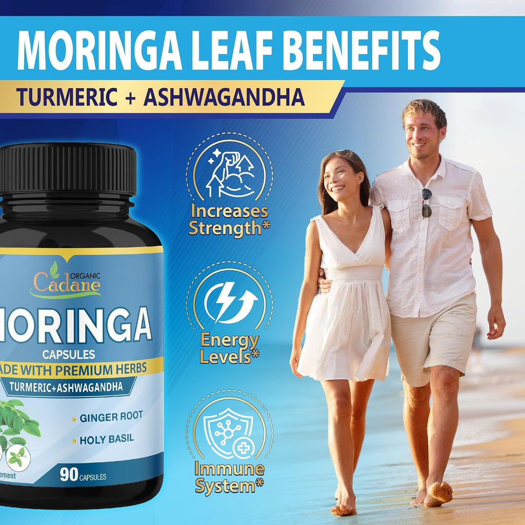 Natural moringa supplement for wellness