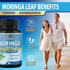 Natural moringa supplement for wellness
