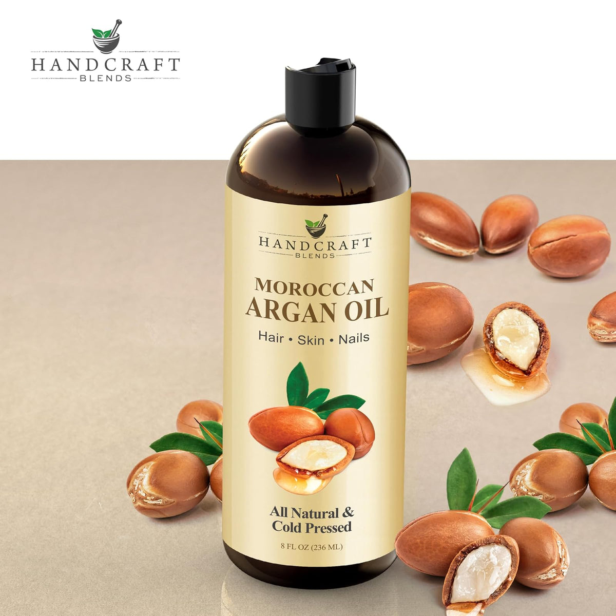 Natural Moroccan Argan Oil for beauty routines
