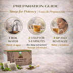 Natural Moronel tea for a calming experience
