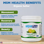 Natural MSM powder for better sleep