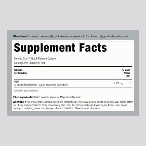 natural MSM powder for better sleep