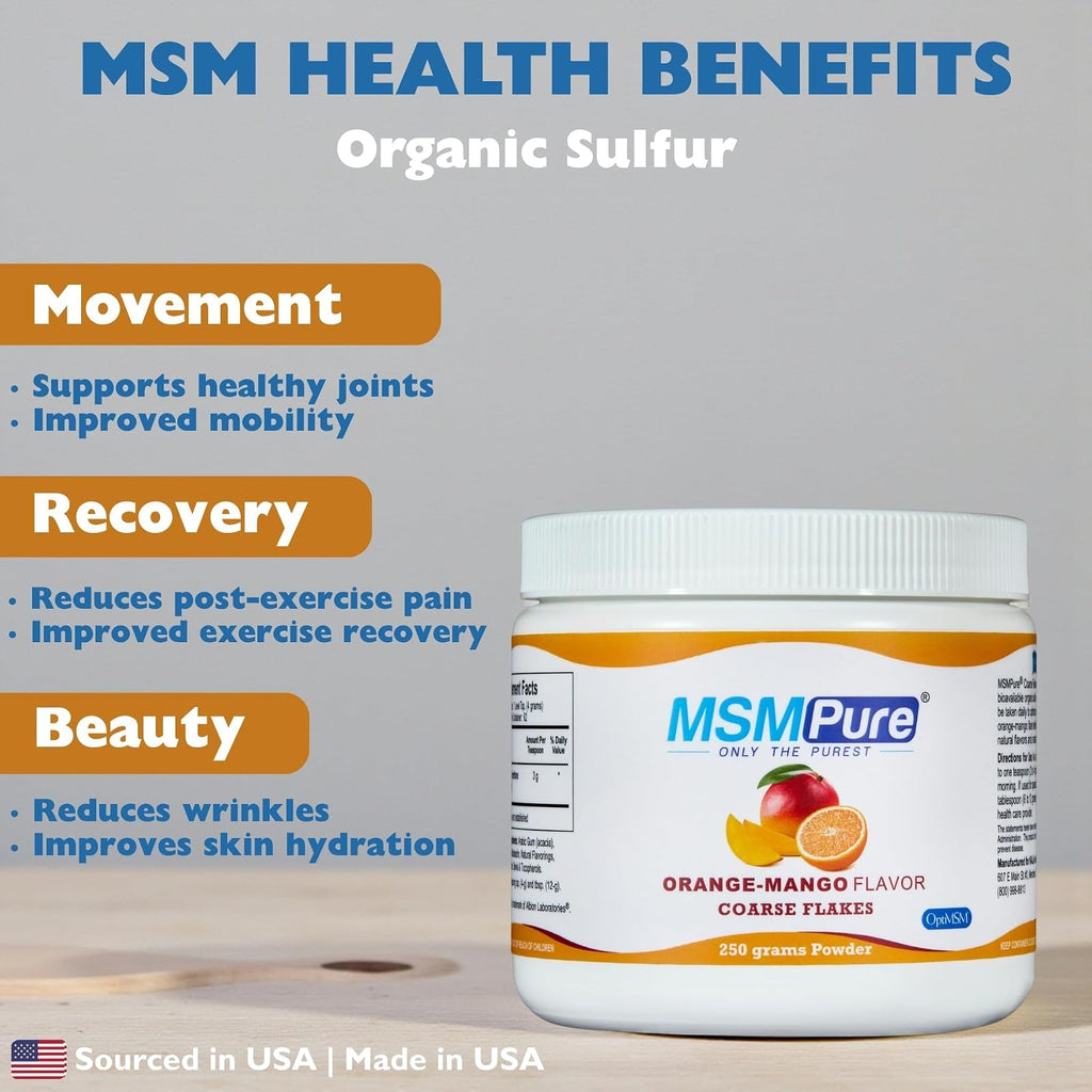 Natural MSM powder for better sleep