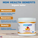 Natural MSM powder for better sleep