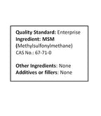 natural msm powder for daily wellness
