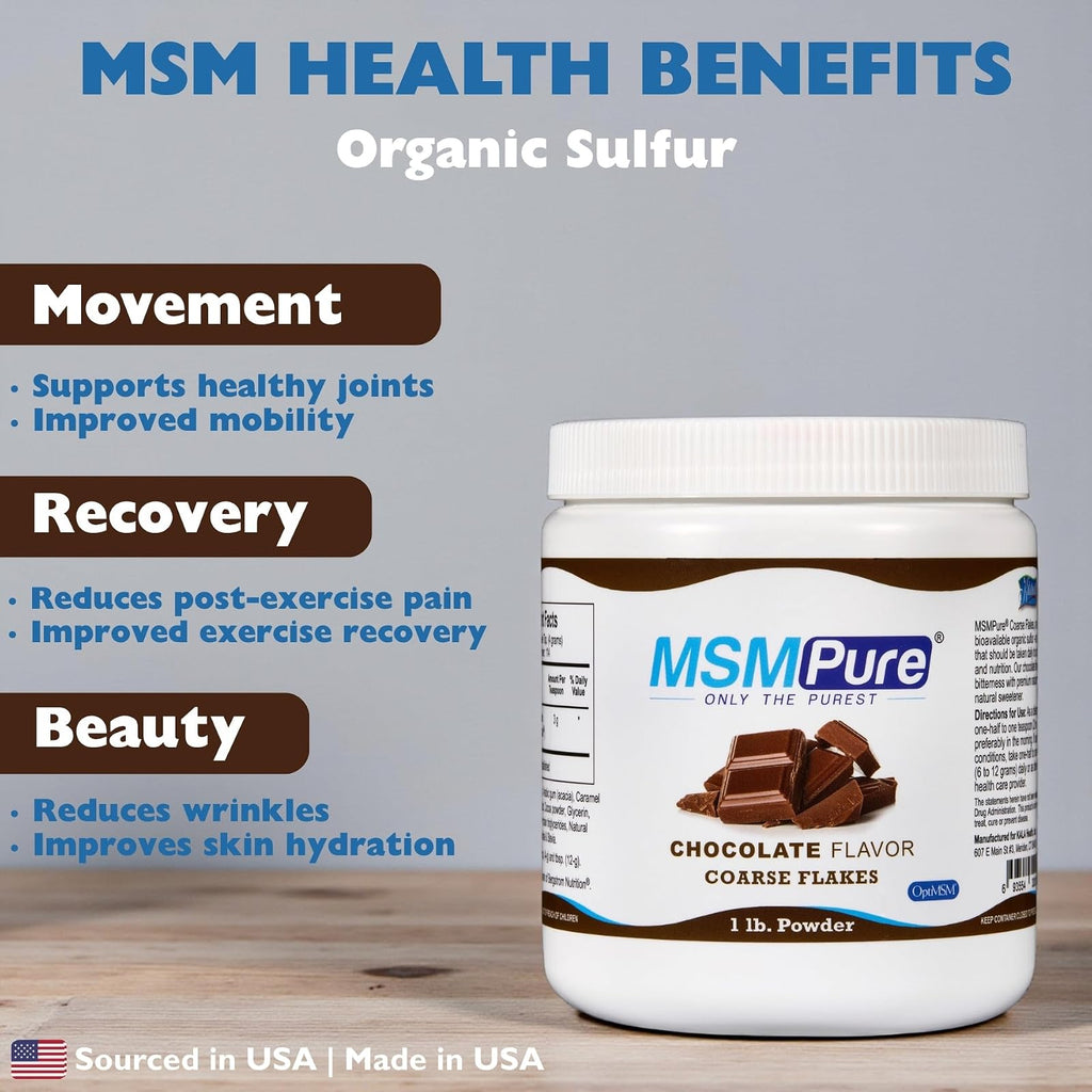 Natural MSM powder for recovery