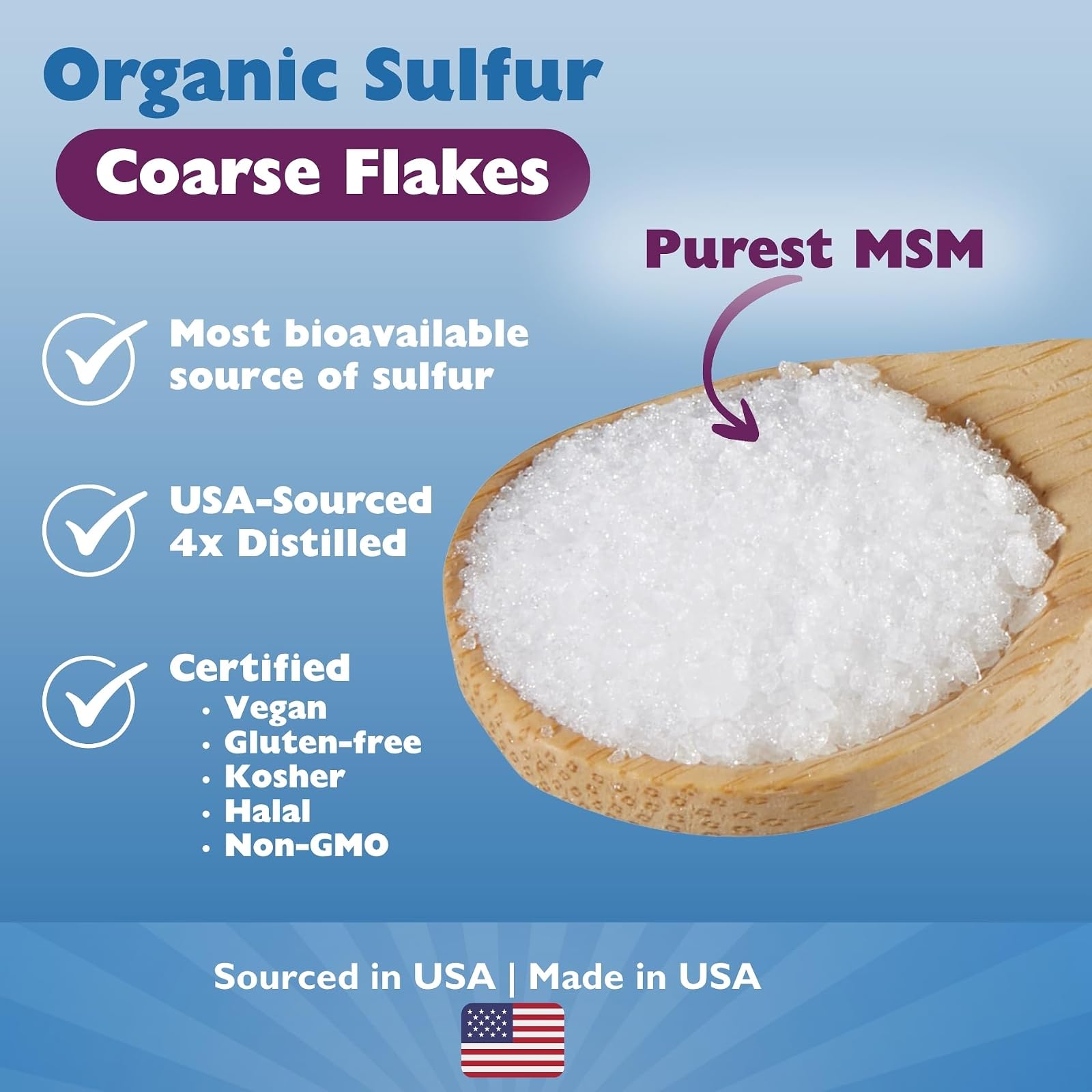 natural MSM powder for sleep support