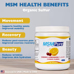 Natural MSM powder for sleep support