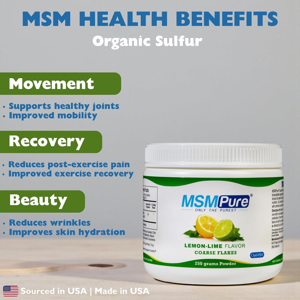 natural MSM powder for sleep support