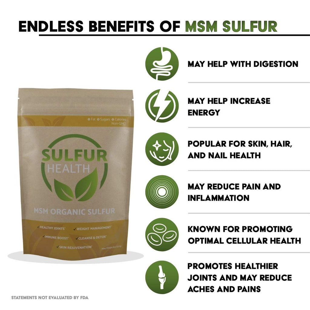 natural msm sulfur for optimal wellness