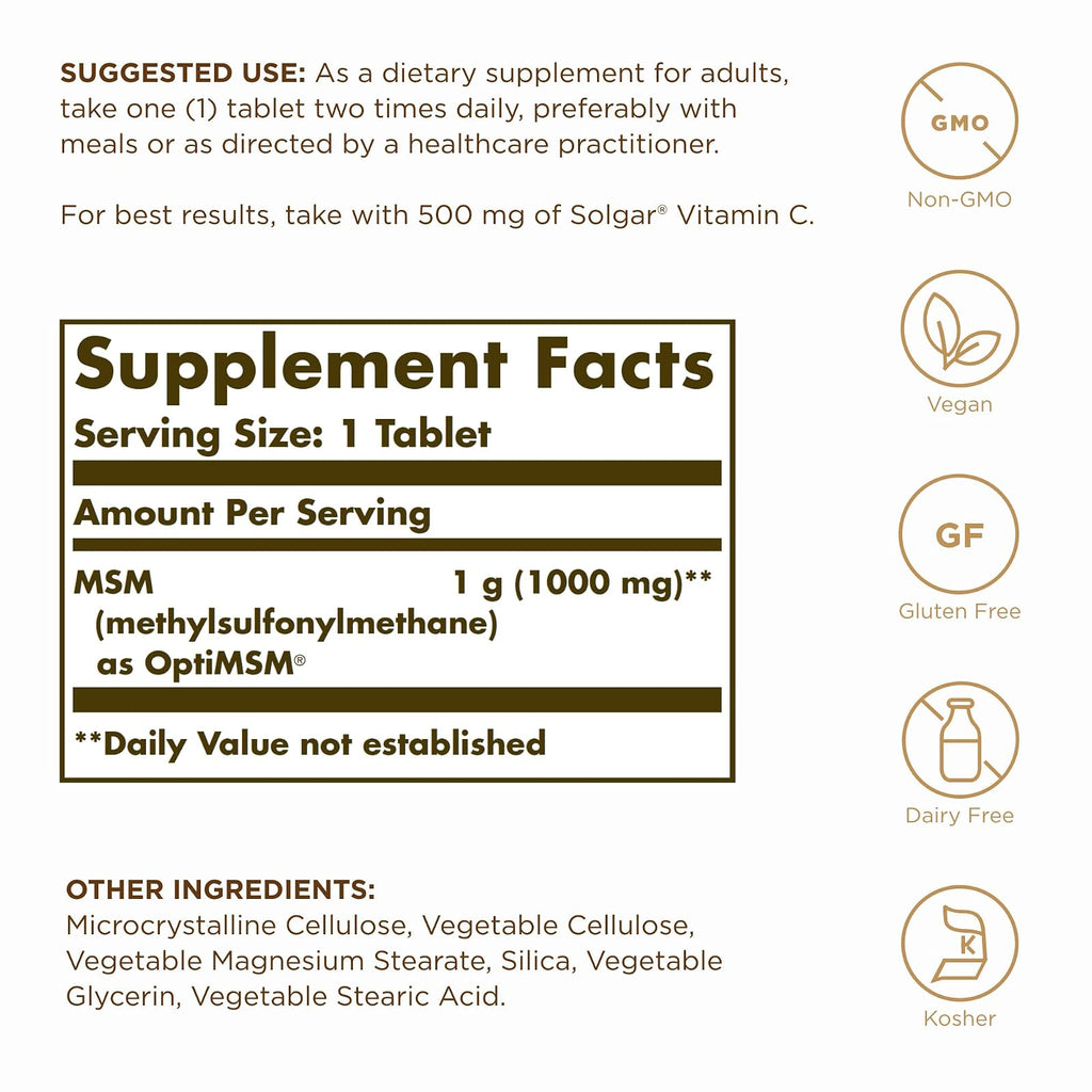 natural MSM supplement for better sleep
