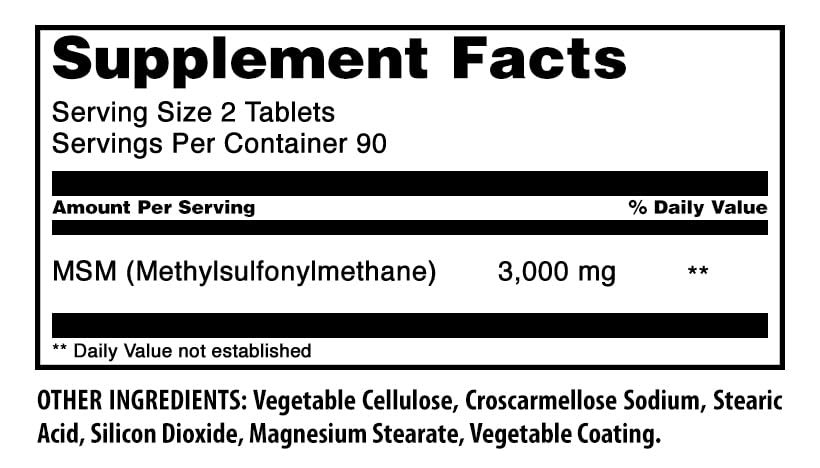 natural msm supplement for better sleep